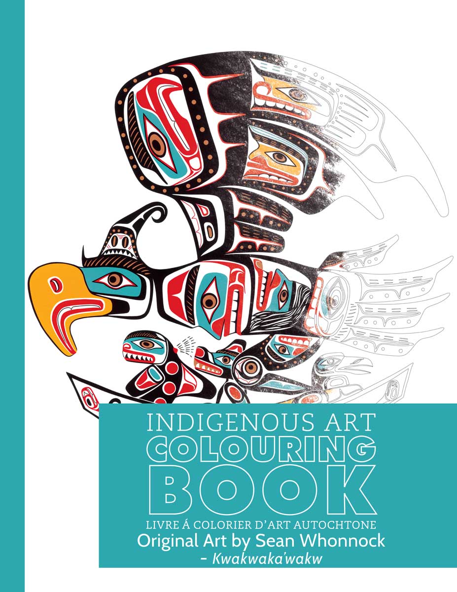 Indigenous Art Colouring Book / Livre à colorier d'art autochtone - Se