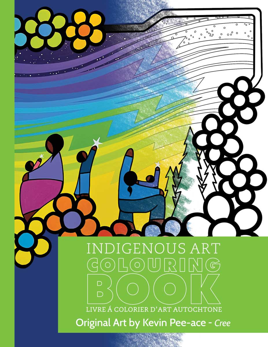 Indigenous Art Colouring Book / Livre à colorier d'art autochtone - Ke